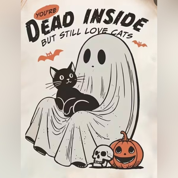 Other | Dead Inside But Still Love Cats Iron On Dtf Transfer For ...